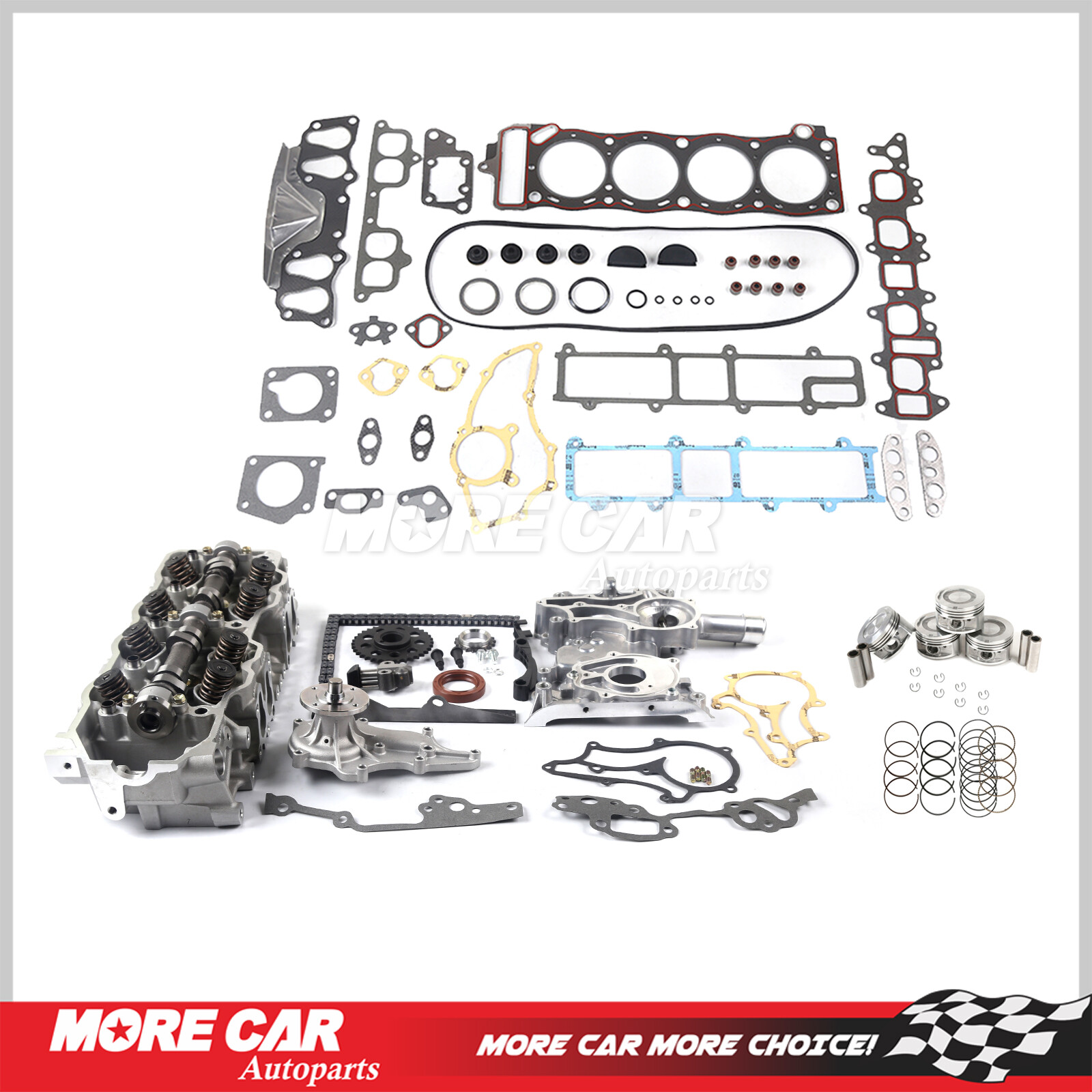 Engine Rebuilding Kits fit 85-95 Toyota 4Runner Pickup 2.4L SOHC 22R ...