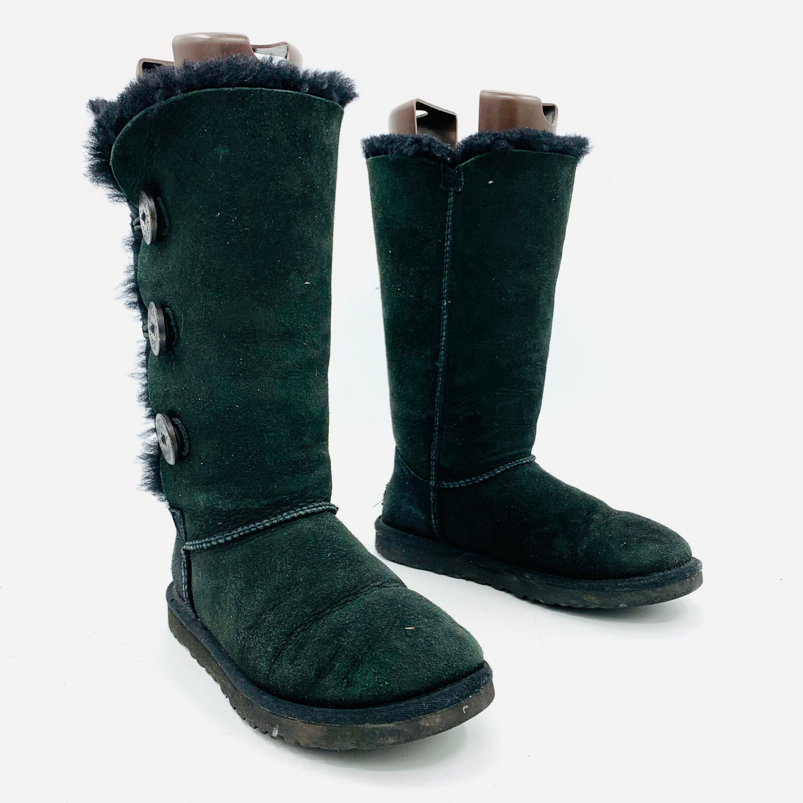 Ugg Australia Bailey Button Triple Black Boots Womens… - Gem