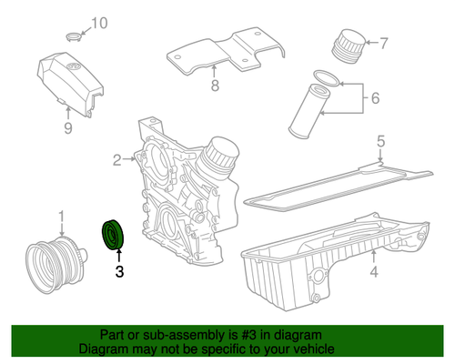 MERCEDES-SPRINTER CRANKSHAFT SEAL RINGS FRONT & REAR 0179977447 ...