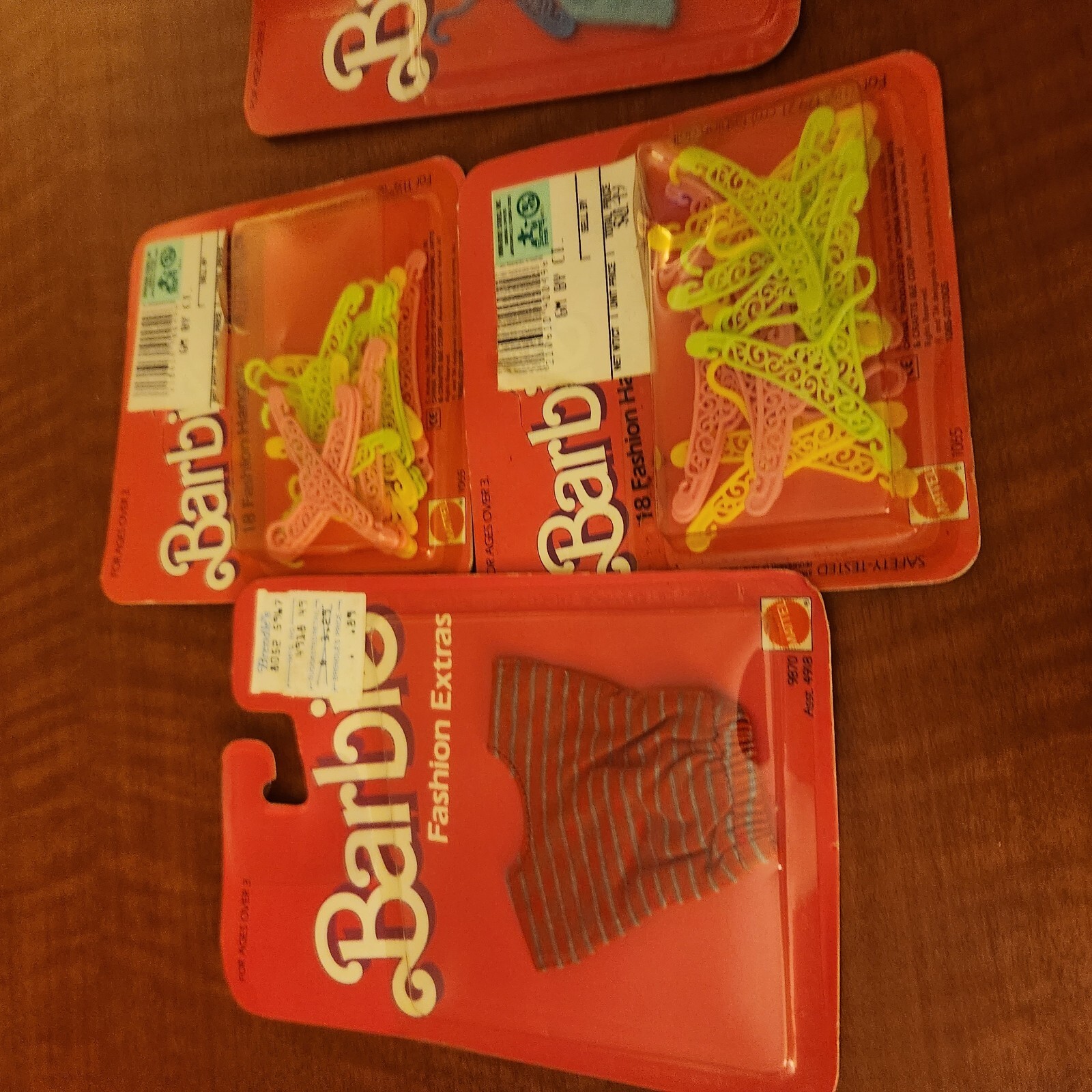 Vintage Mattel 1984 Barbie Fashion Extras Lot Of 4 New Sealed | eBay