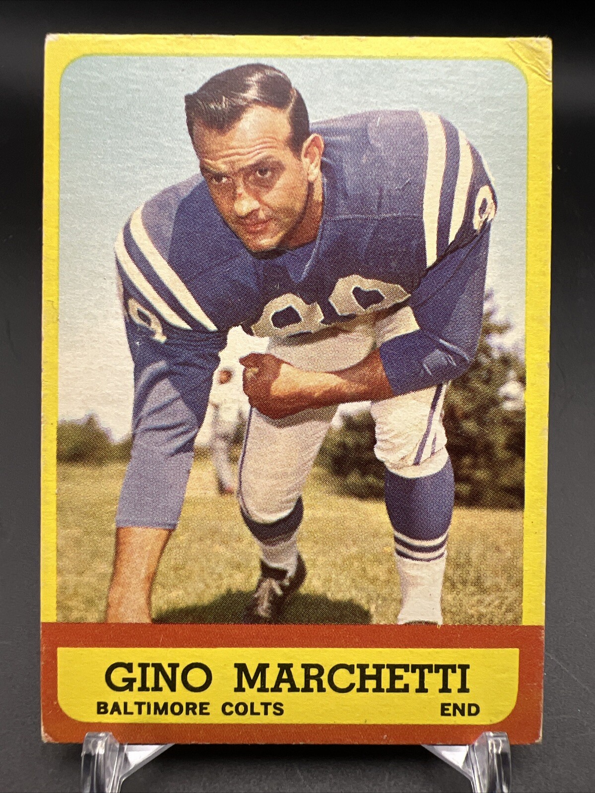1963 Topps #8 Gino Marchetti Baltimore Colts HOF | eBay