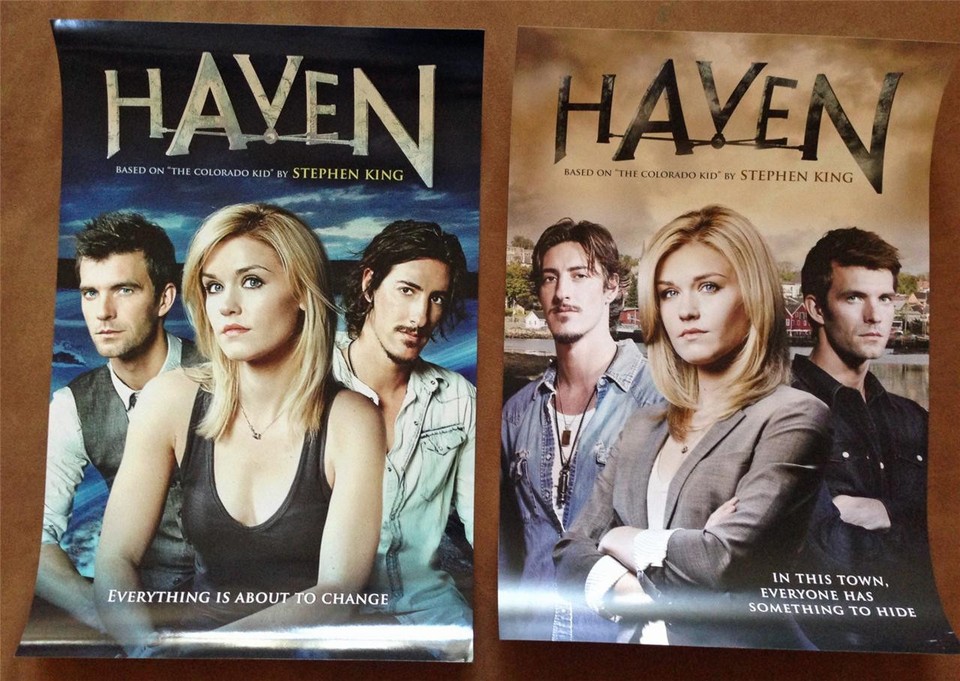 Lot of 2 HAVEN - 12x18 Original Promotional TV Poster SDCC 2013 MINT ...