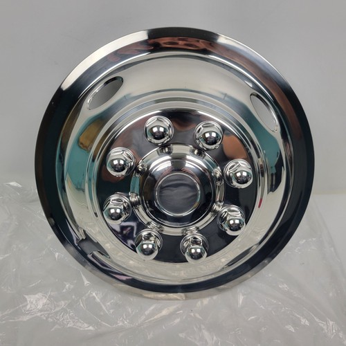 1 Front Ford E350 E450 Van RV 16" Dual Wheel Simulators Hub Cap Dually ...