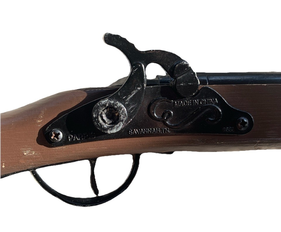 Kentuckian Musket Solid Wood Toy Cap Gun Orange Tip Savannah, TN Parris ...