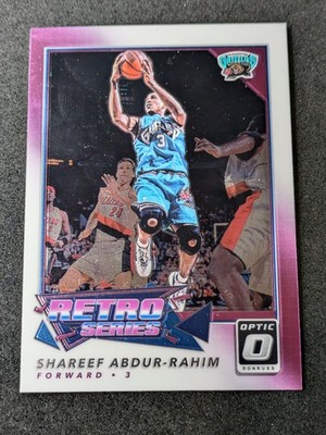2017-18 Donruss Optic #21 Shareef Abdur-Rahim Retro Series Grizzlies | eBay