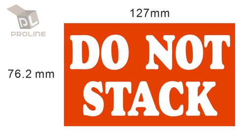 500 3x5 Do not Stack Shipping Labels Stickers / 1 Roll | eBay