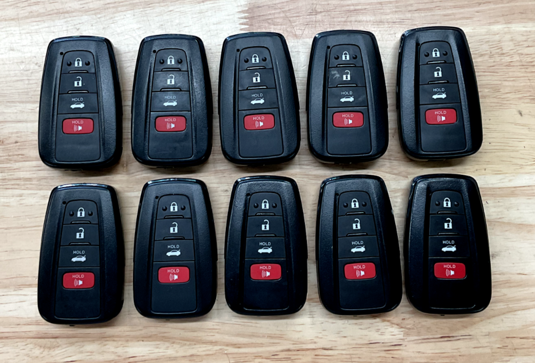 10 LOT UNLOCKED TOYOTA CAMRY 4 BUTTON HYQ14FLA SMART KEYS GENUINE OEM ...