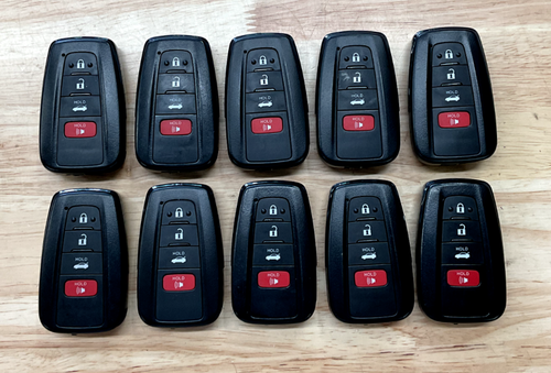 10 LOT UNLOCKED TOYOTA CAMRY 4 BUTTON HYQ14FLA SMART KEYS GENUINE OEM ...