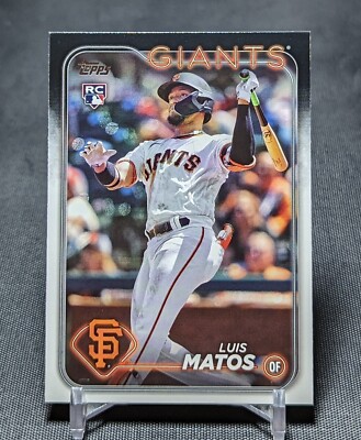 Luis Matos Rookie Card RC 2024 Topps Series 1 Baseball #28 San ...