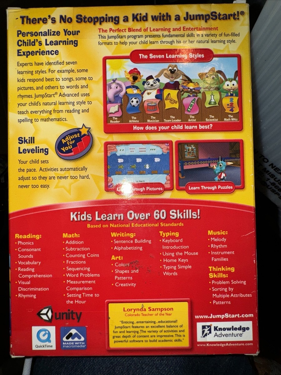 Jumpstart Advanced 1st Grade Fundamentals Pc Part 1 Youtube JumpStart