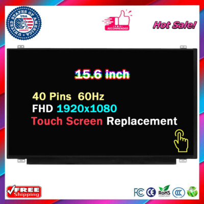 15.6" for Dell Inspiron 15 5576 5577 5558 5559 P75F LCD Touch Screen ...