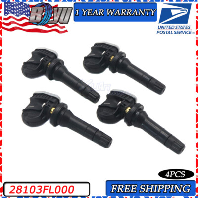 TPMS TIRE PRESSURE SENSORS COMPLETE SET OF 4 For SUBARU OUTBACK 2018 ...