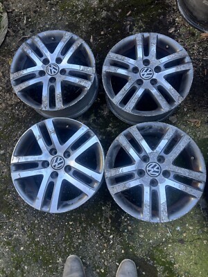 2008-13 VOLKSWAGEN GOLF MK6 1K0601025B SET OF 16 INCH ALLOY WHEELS ET50 ...