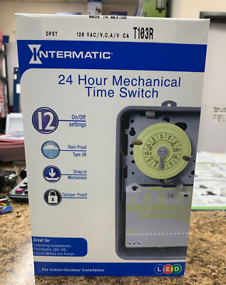Intermatic 24 Hr Timer Manual INTERMATIC, 24 Hr, 208 277V AC,