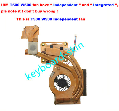 For lenovoIBM Thinkpad T500 W500 laptop Cooling Independent Fan 45N5493 ...