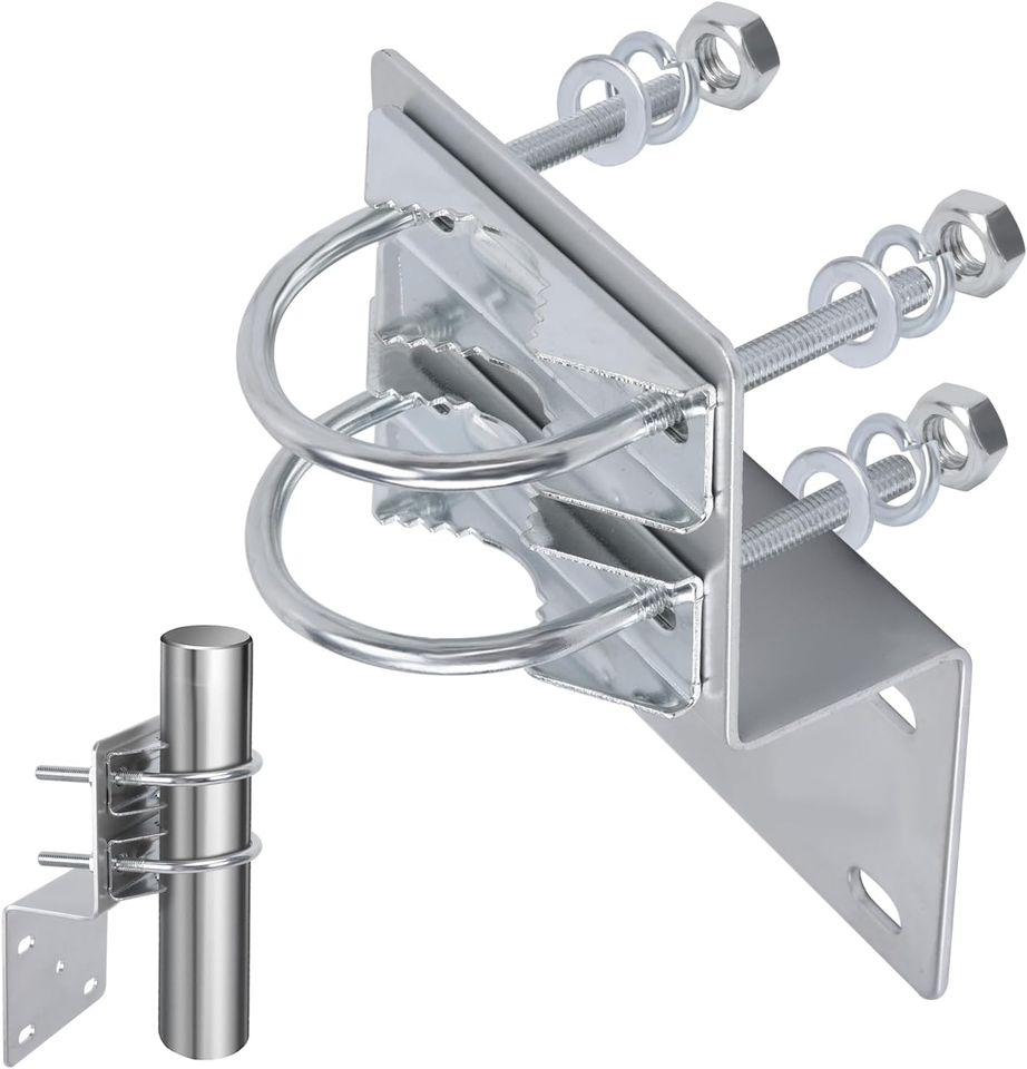 Pole Mounting Bracket Antenna Mount Heavy Duty Antenna Pole Mount Kit ...