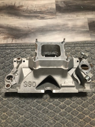 sbc aluminum high rise intake manifold brodix hvh 390 | eBay