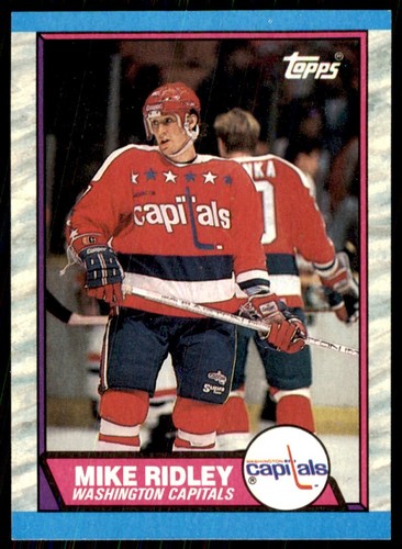 1989-90 TOPPS MIKE RIDLEY WASHINGTON CAPITALS #165 | eBay