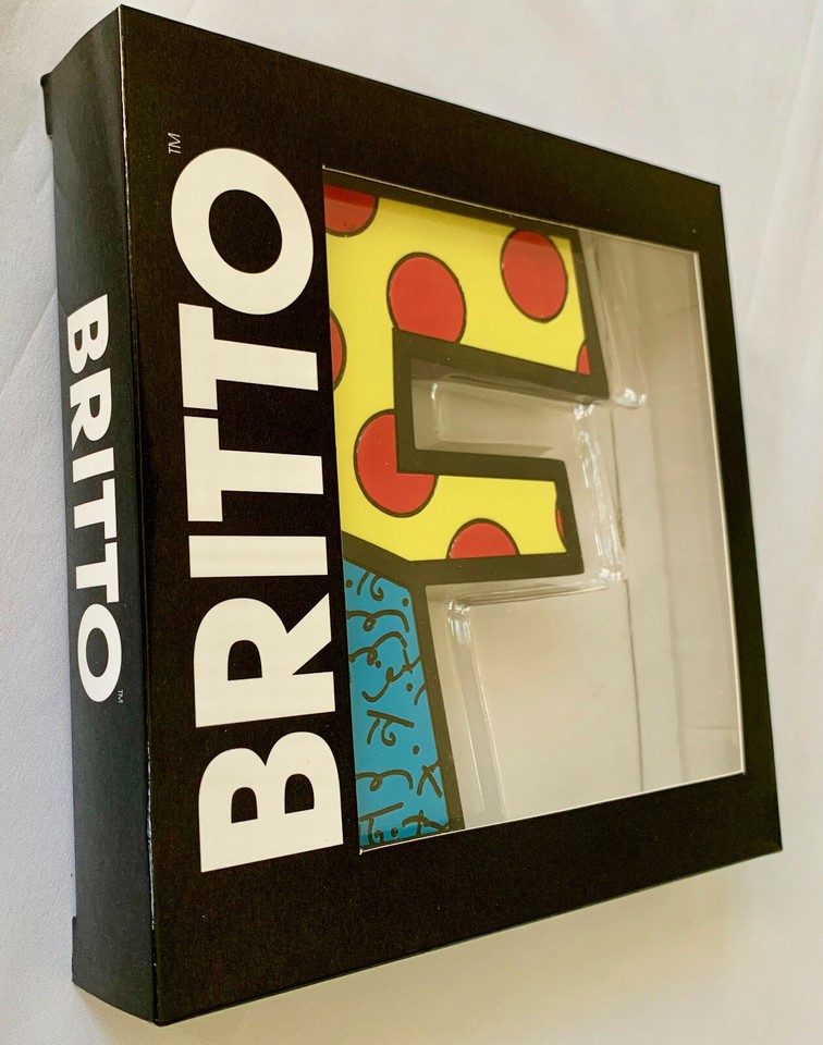 ROMERO BRITTO LETTER EACH ALPHABET ** NEW ** GIFT BOXED ** | eBay