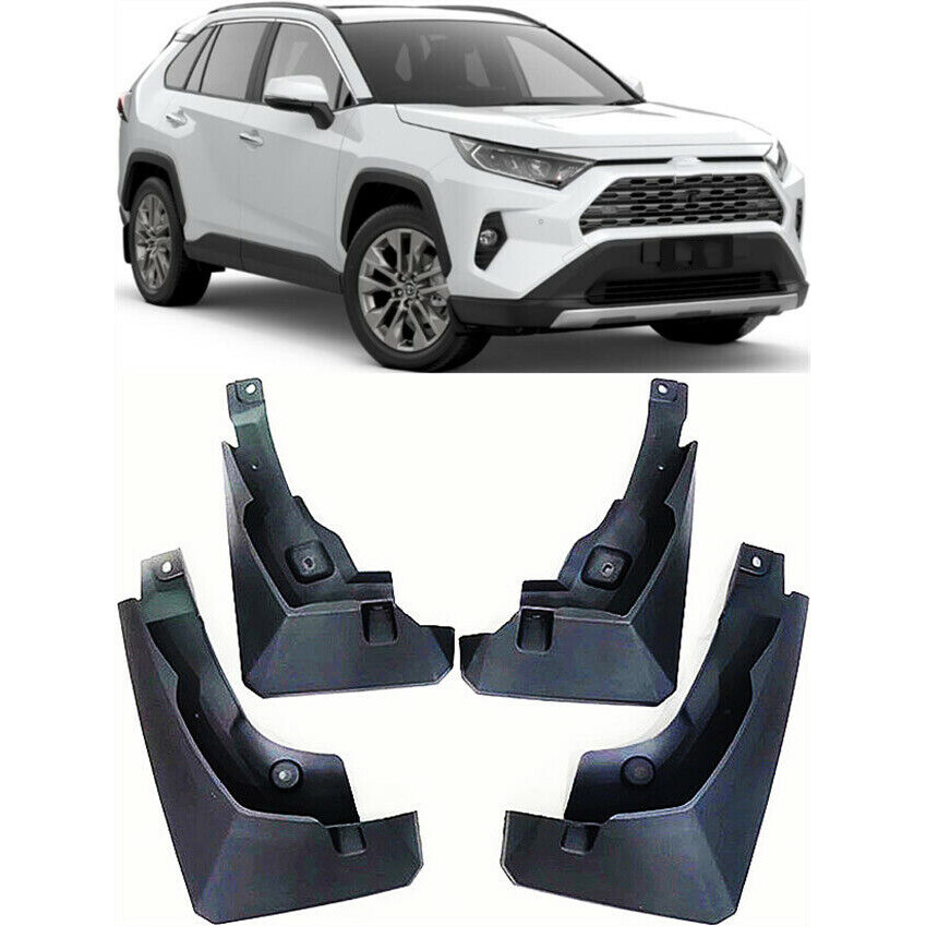 For 2019-2023 Toyota RAV4 4Pcs Front & Rear Molded Splash Guard Mud ...
