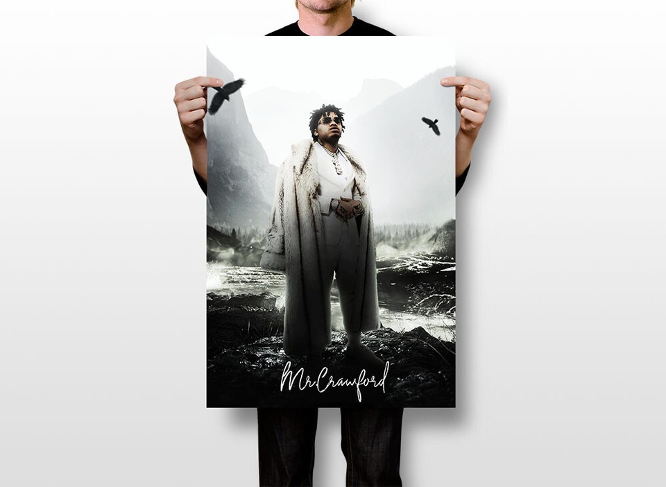 Nocap American Rapper Mr. Crawford Print Wall Art Home Decor - POSTER ...