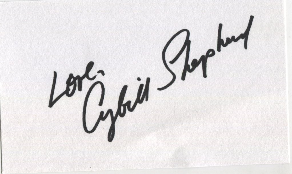 CYBILL SHEPHERD signed AUTOGRAPH 4979 | eBay
