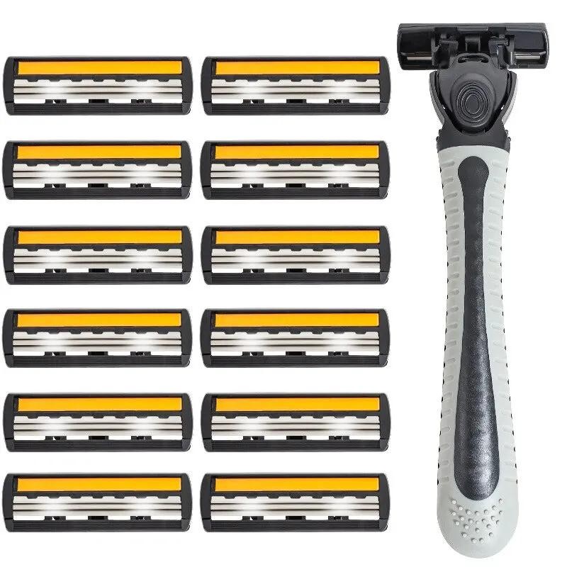 Shaver Brand New Design Men Razor Shaving Three Layer Shaver Reusable ...