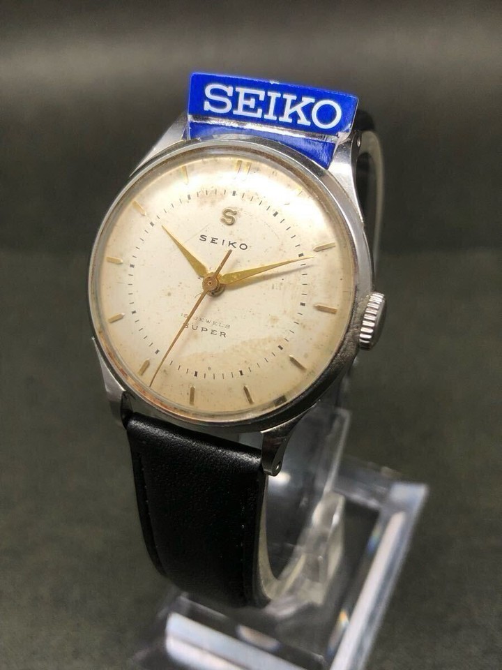 Seiko Super 12H S Model Vintage Hand-wind Watch Unused 1950s ...