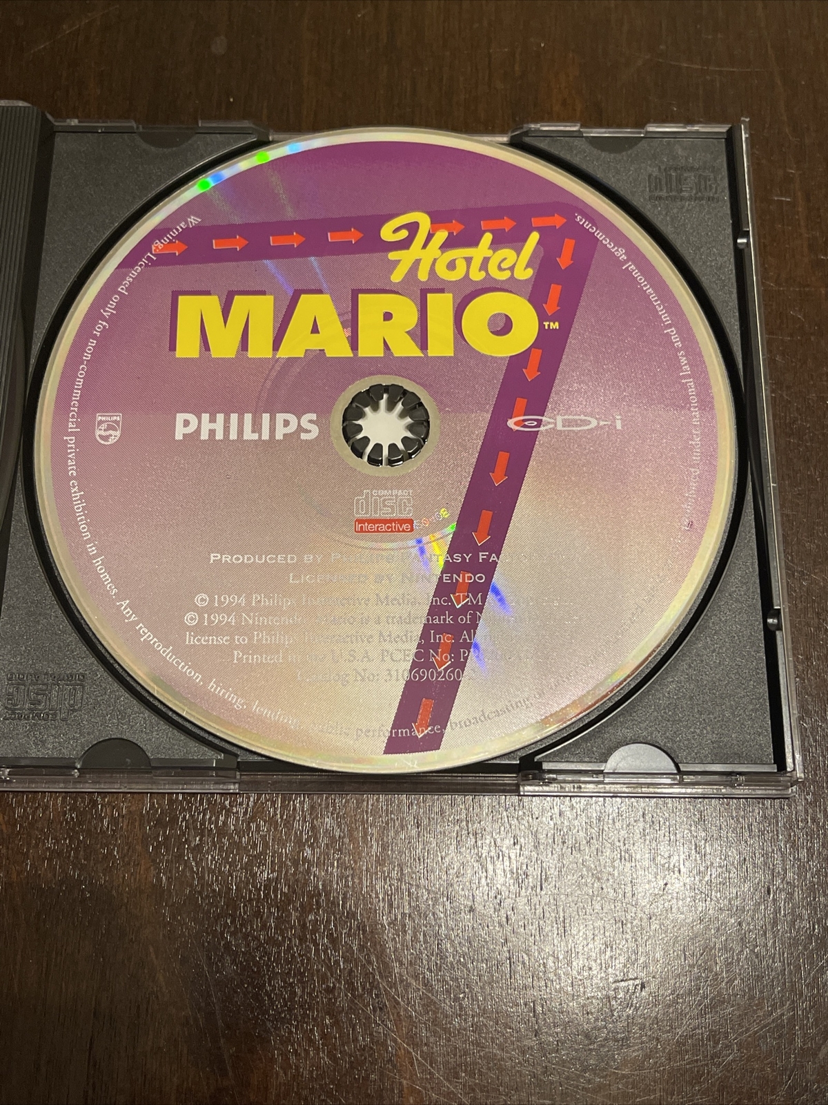 Philips CDi System - HOTEL MARIO - Super Rare CD-I - W/Slip Cover **CIB ...