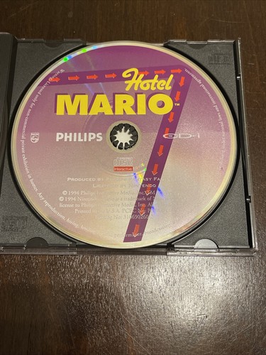 Philips CDi System - HOTEL MARIO - super seltene CD-I - mit Slipcover ...