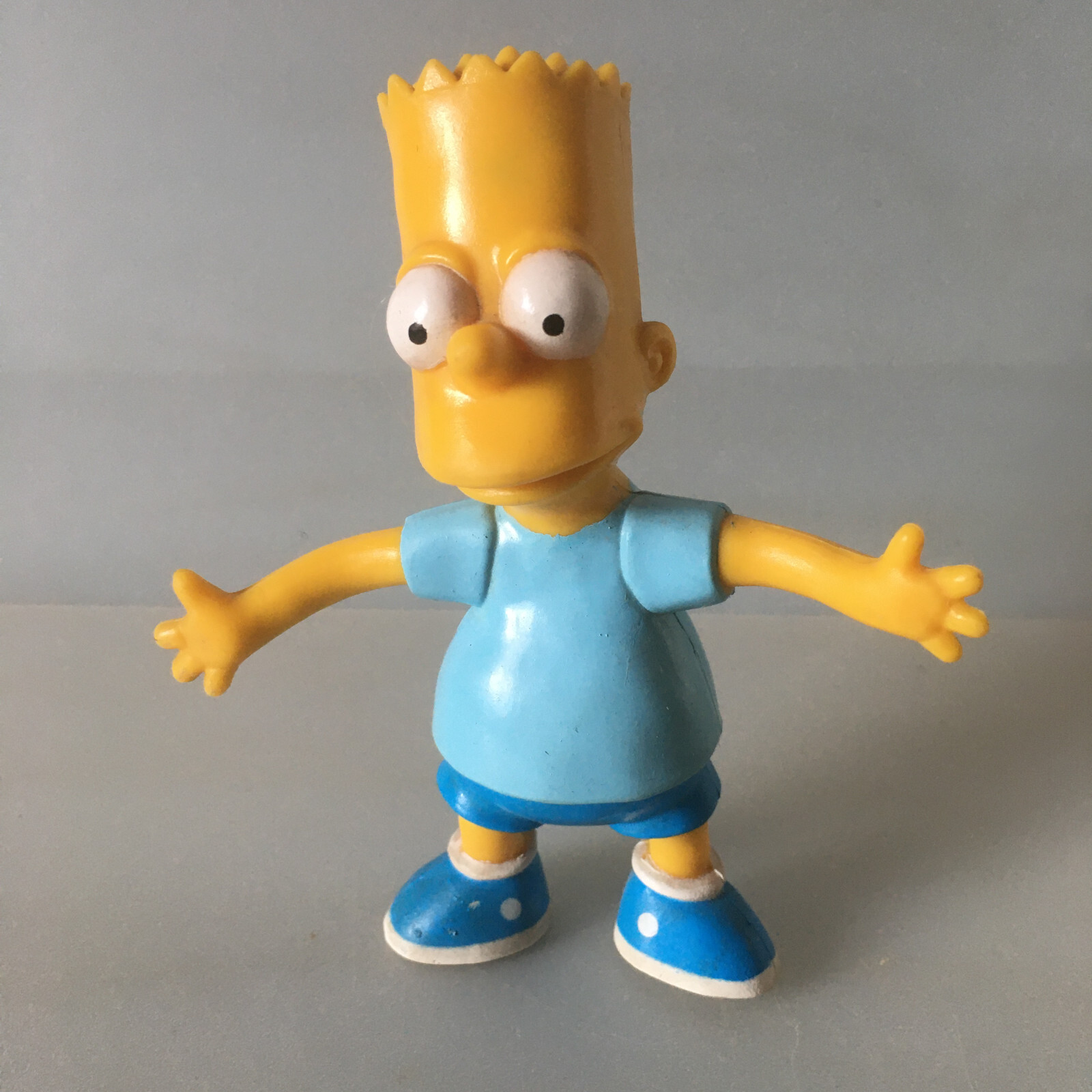 Vtg The Simpson's BART SIMPSON 4.5" Bendy Bendable Rubber Figure Toy ...