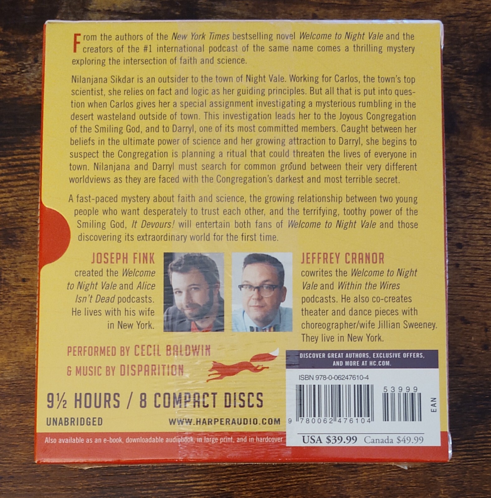 It Devours! Low Price CD : A Welcome to Night Vale Novel by Jeffrey ...