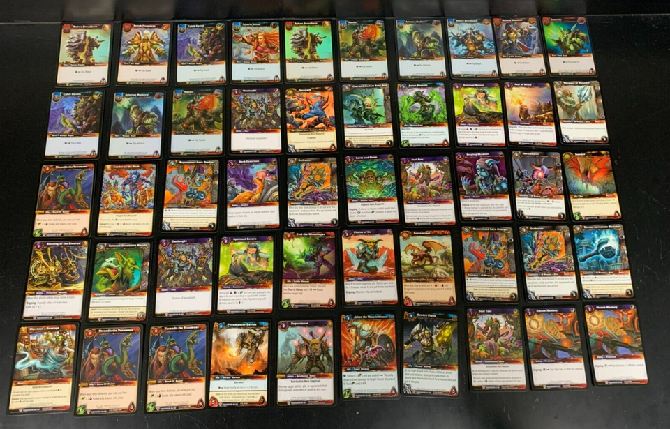 World of Warcraft - 299 RARE Card Set - Legendary, Epic, Rare ...