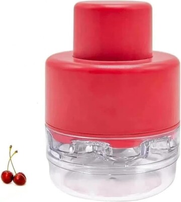 Cherry Pitter Tool Multiple Cherries Push Type for Kitchen Jam 7 Holes ...