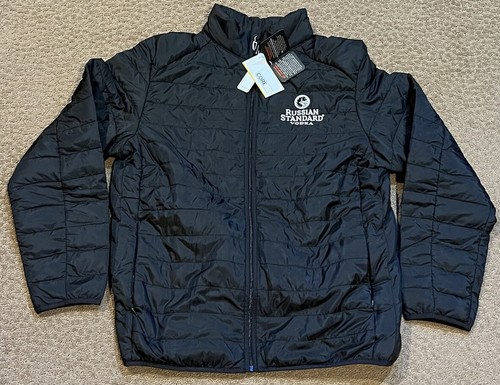 RUSSIAN STANDARD VODKA CORE 365 BLACK PUFFER JACKET coat MEDIUM | eBay