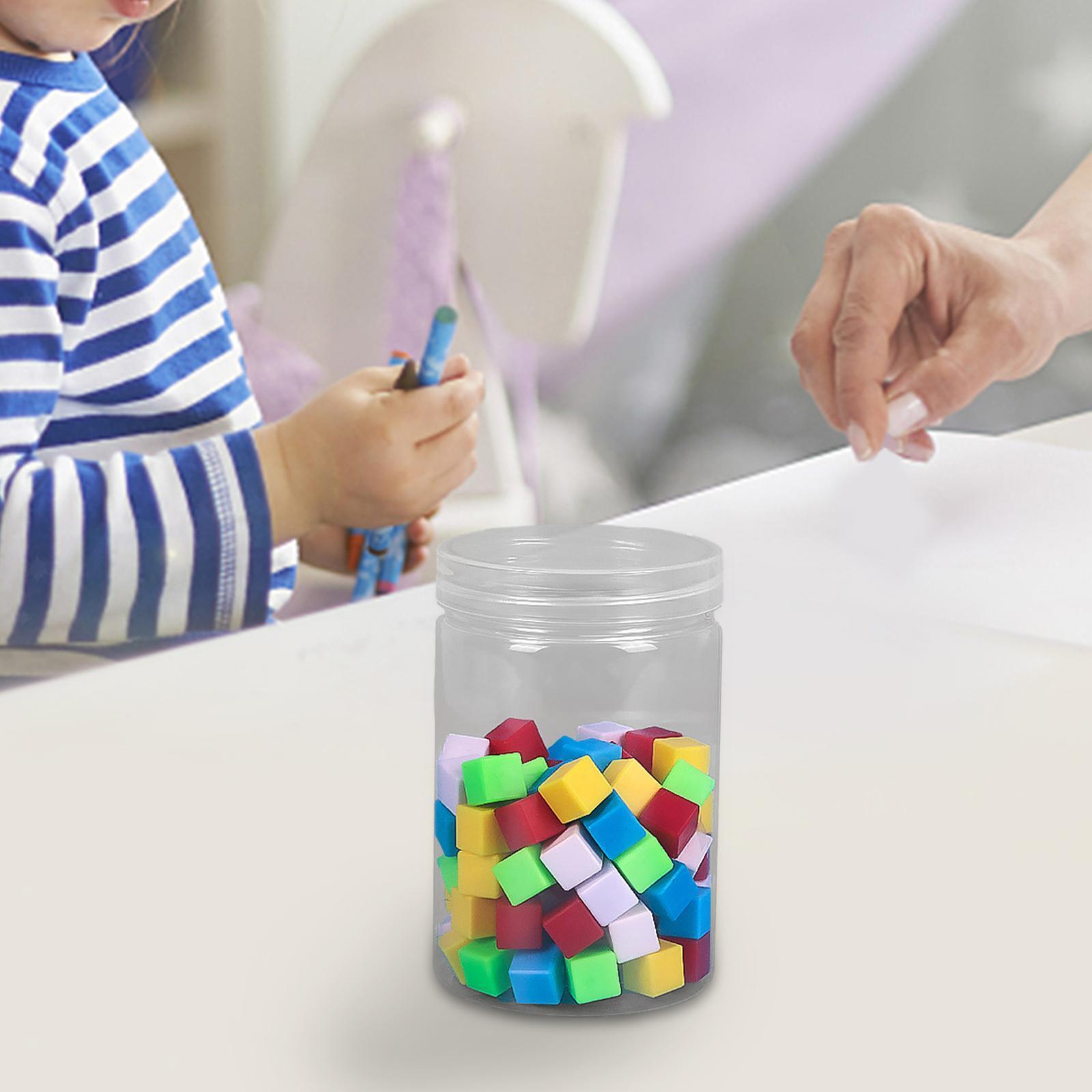 100x Centimeter Cubes Math Toy Educational Blocks for Kids Ages 4-7 ...