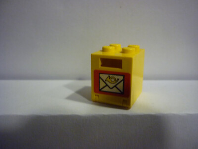 Boite aux lettres stickers x 2 LEGO mailbox ref 4345apx1 + 4346px1 ...