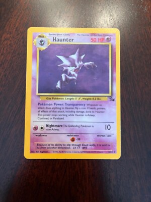 Vintage Pokemon - Haunter 6/62 - Holo - Fossil Set - MP | eBay