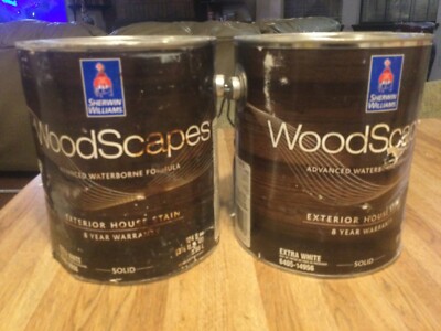 Sherwin Williams WoodScapes Exterior Acrylic Solid House Stain 2x1 Gal ...
