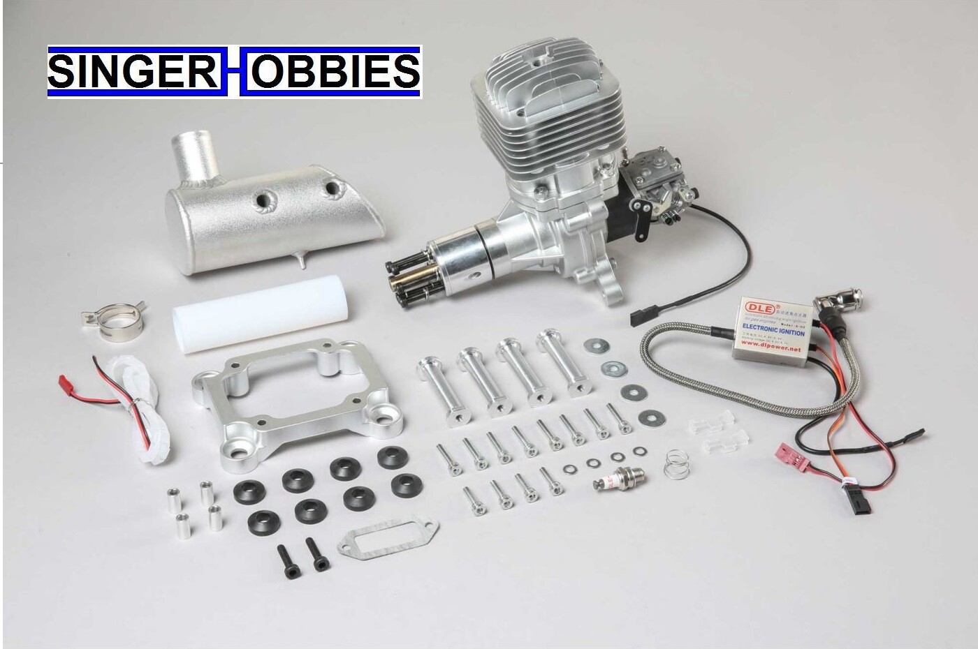 DLE Engines G0061 - DLE-61cc Gas Engine With Electronic Ignition and ...