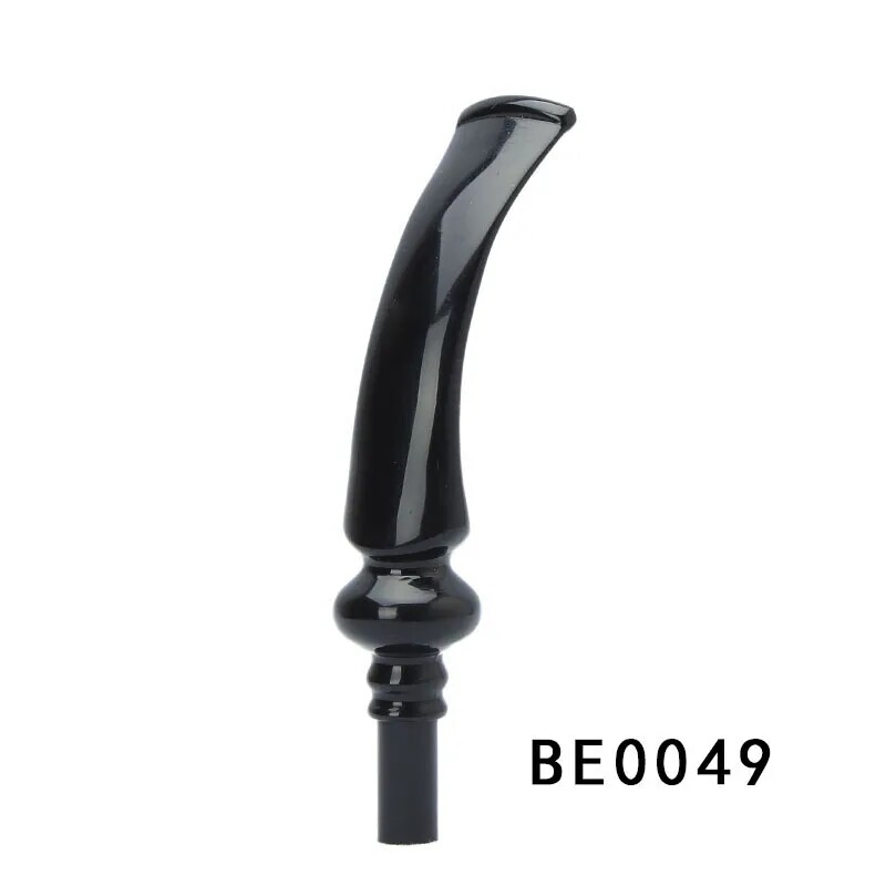 4x 3mm Curved Pipe Stem Acrylic Stem Mouthpiece Replacement For Tobacco Pipe | eBay