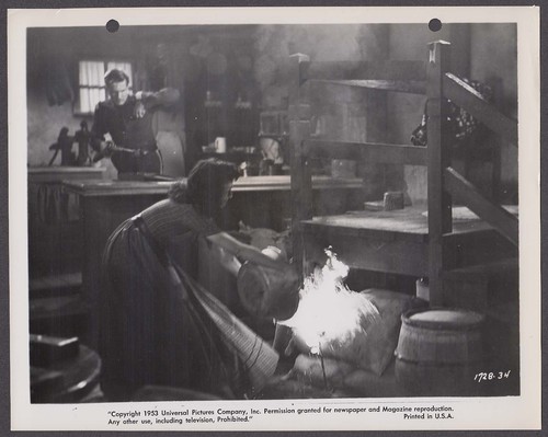 Jaclynne Greene Hugh Marlowe Stand at Apache River 8x10 photo 1953 #34 ...