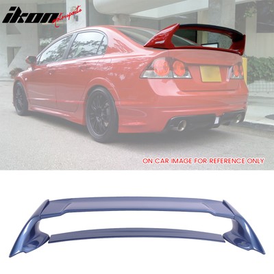 Fits 06-11 Honda Civic Mugen Style Trunk Spoiler Painted Blue Metallic ...