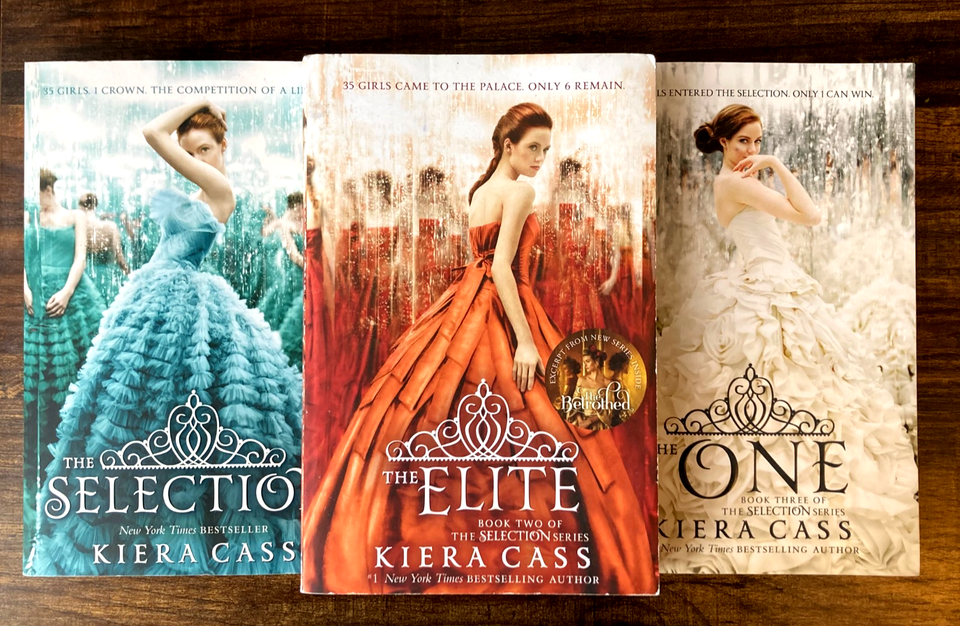 The Selection 4 Book Paperback Set by Kiera Cass Series Lot Very Good ...