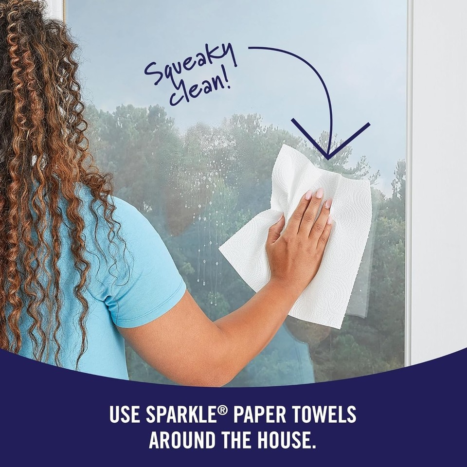 Kitchen Household Clean Up Paper Towels Bulk 6 Double Rolls = 12 ...