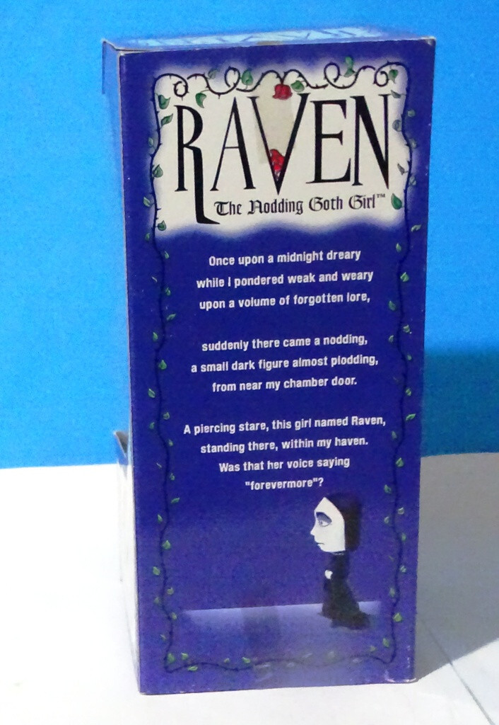 Raven Accoutrements Raven The Nodding Goth Girl Bobblehead 2000 release ...