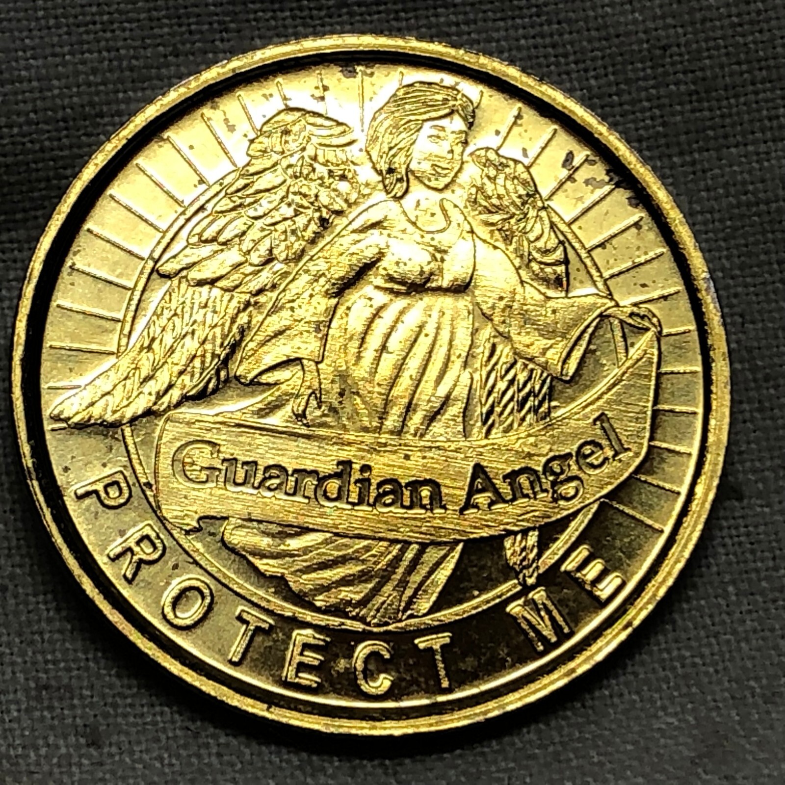 Religious Guardian Angel Pocket Token | eBay