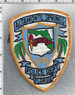 Altamonte Springs Police (Florida) 2nd Issue Uniform Take-Off Shoulder ...