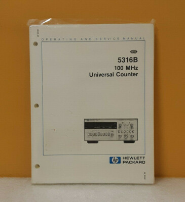 Counters & Timers - 5316B Universal Counter