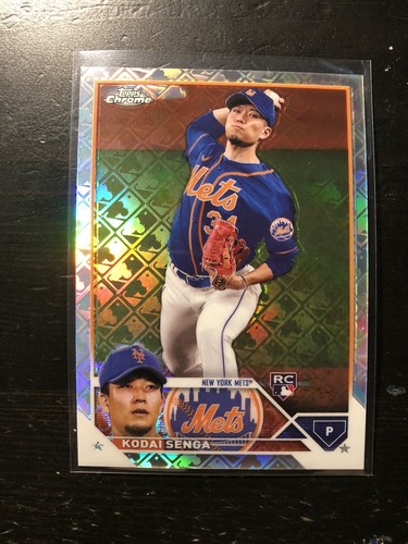 2023 Topps Chrome Kodai Senga Logofractor RC #217 Mets Rookie Card PWE ...